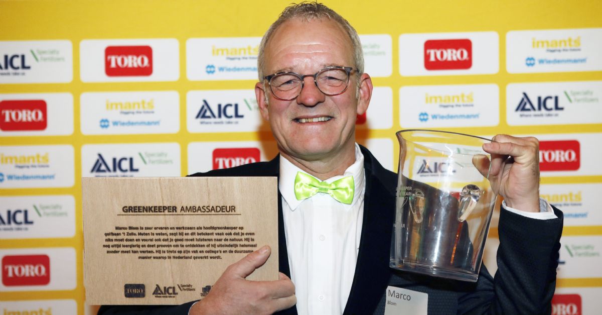 Marco Blom verkozen tot Greenkeeper of the Year 2022