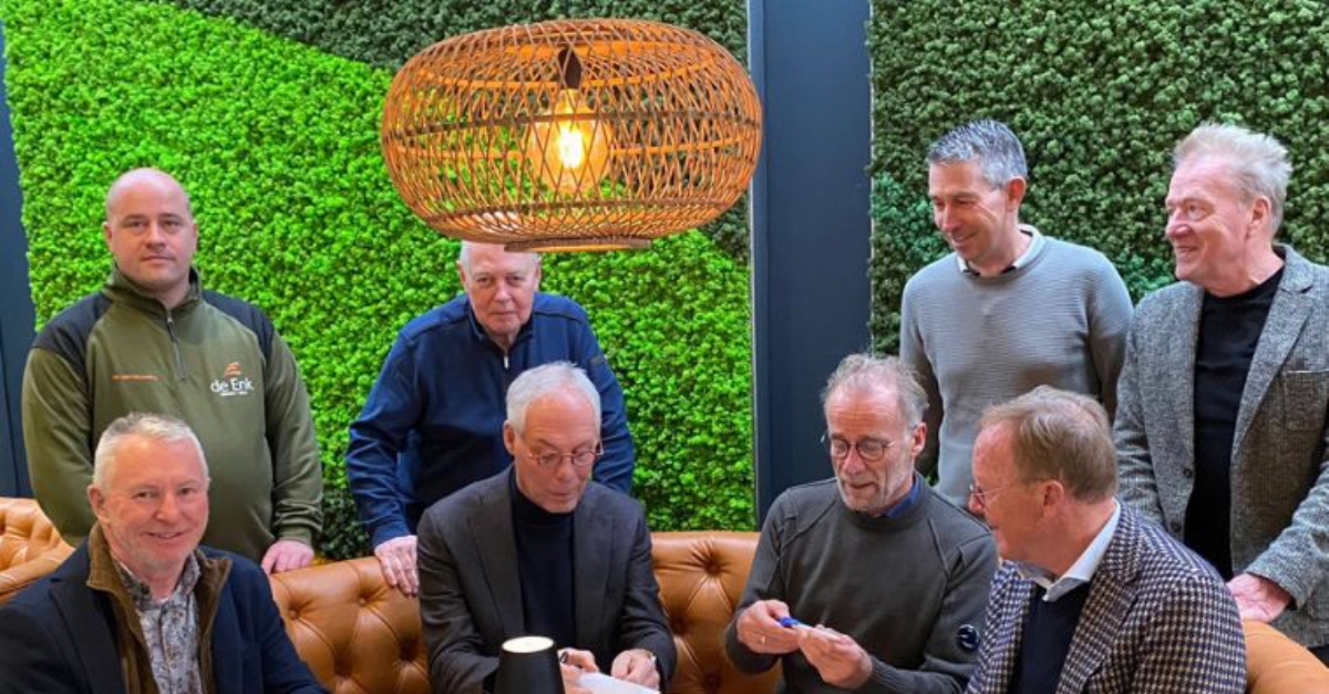 Edese Golfclub Papendal tekent contract met de Enk Groen & Golf